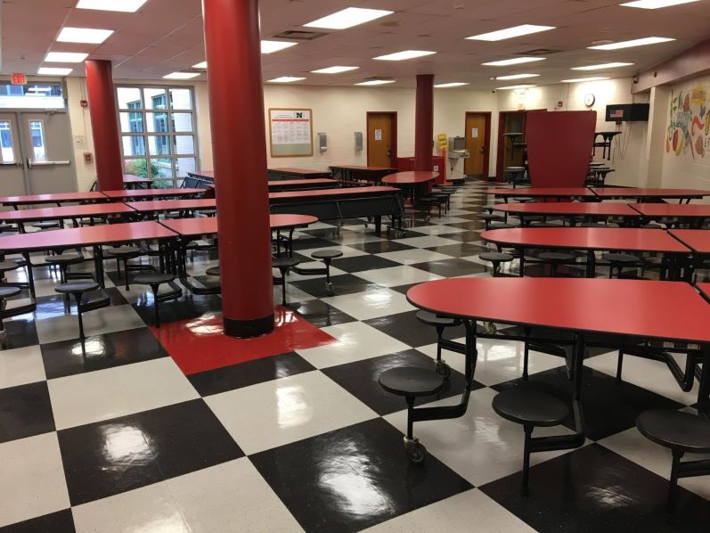 Nyack Cafeteria VCT | Milburn Flooring