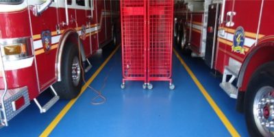 Epoxy Flooring (Fire Department) - Milburn Flooring