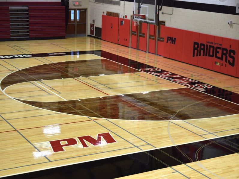 Patchogue-Medford Gym Floor
