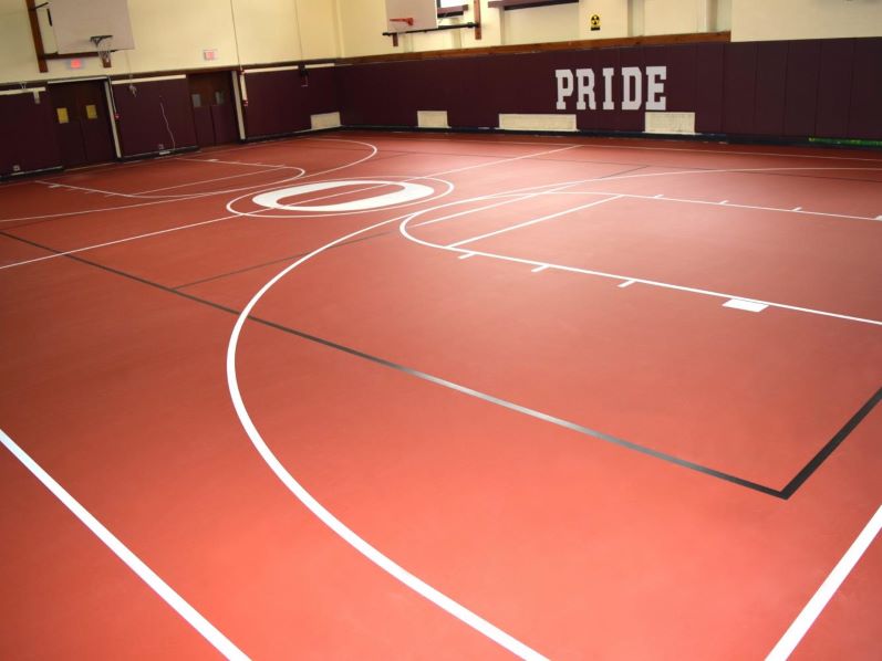 Pulastic Floor, Ossining School | Milburn Flooring